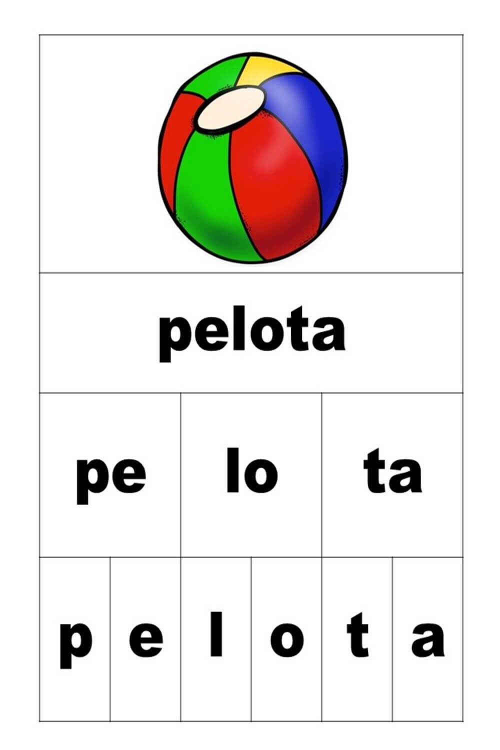 Tarjetas Conciencia Fonológica | Materiales Educativos para Maestras