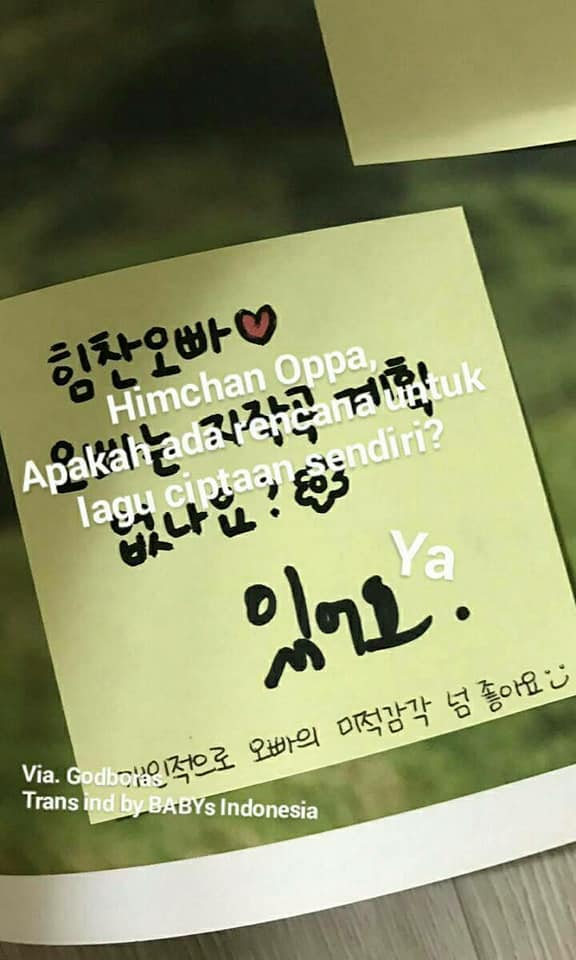 Kejutkan Penggemar Dengan Rilis Spoiler, Himchan B.A.P Siapkan Lagu ... Kejutkan Penggemar Dengan Rilis Spoiler, Himchan B.A.P Siapkan Lagu ...