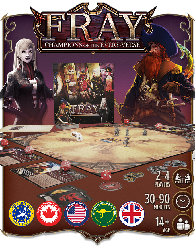 Tabletop Fix: Brain Sandwich Games - Fray Champions of the Every-Verse ...