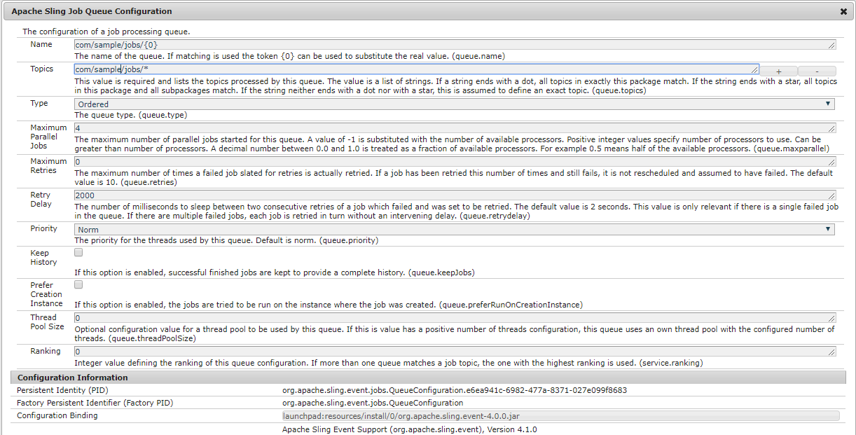 AEM Learning blogs: AEM: Sling Job queue and Jobs