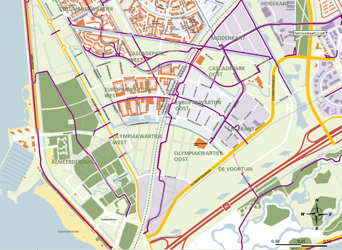 Strada Express: Ontwikkeling fietspad Almere-Poort