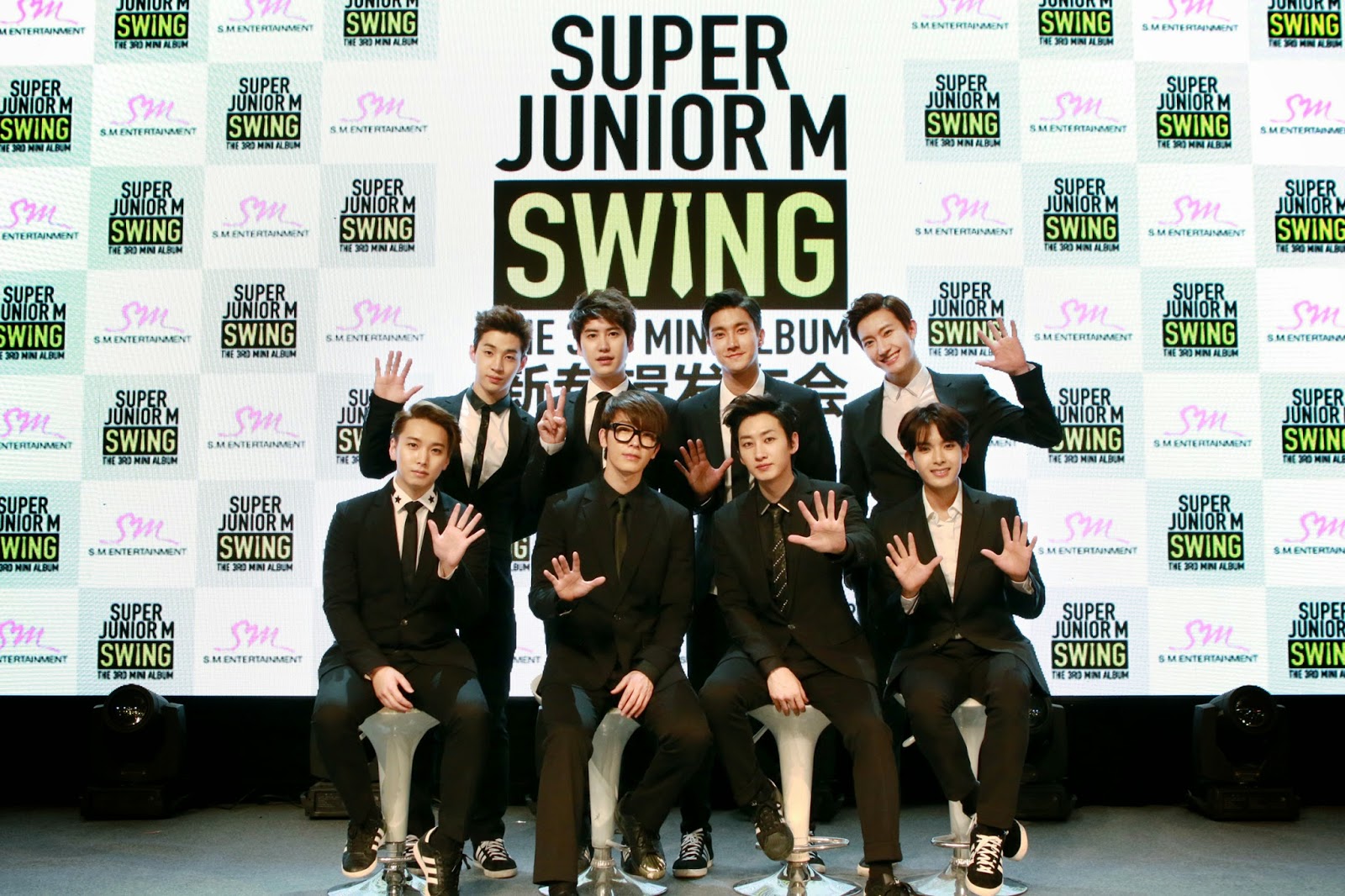 Super Junior-M Holds Comeback Press Conference in Beijing
