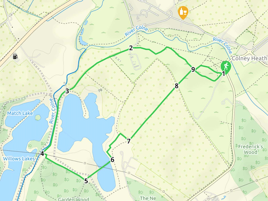 Hertfordshire Walker: Walk 101: Colney Heath Loop