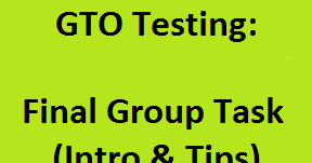 GTO Test: Final Group Task (Introduction & Tips) | SSBMADEEASY