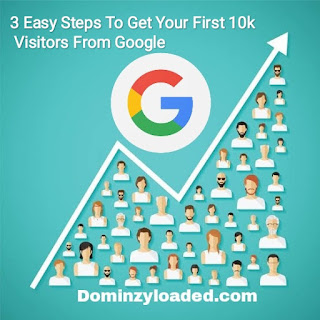 3 Easy Steps To Get Your First 10k Visitors From Google - DominzyLoaded ...