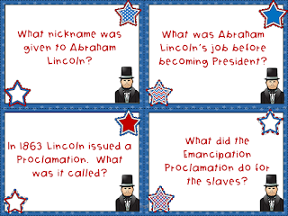 Classroom Freebies Too: Abraham Lincoln Interactive Notebook Activities