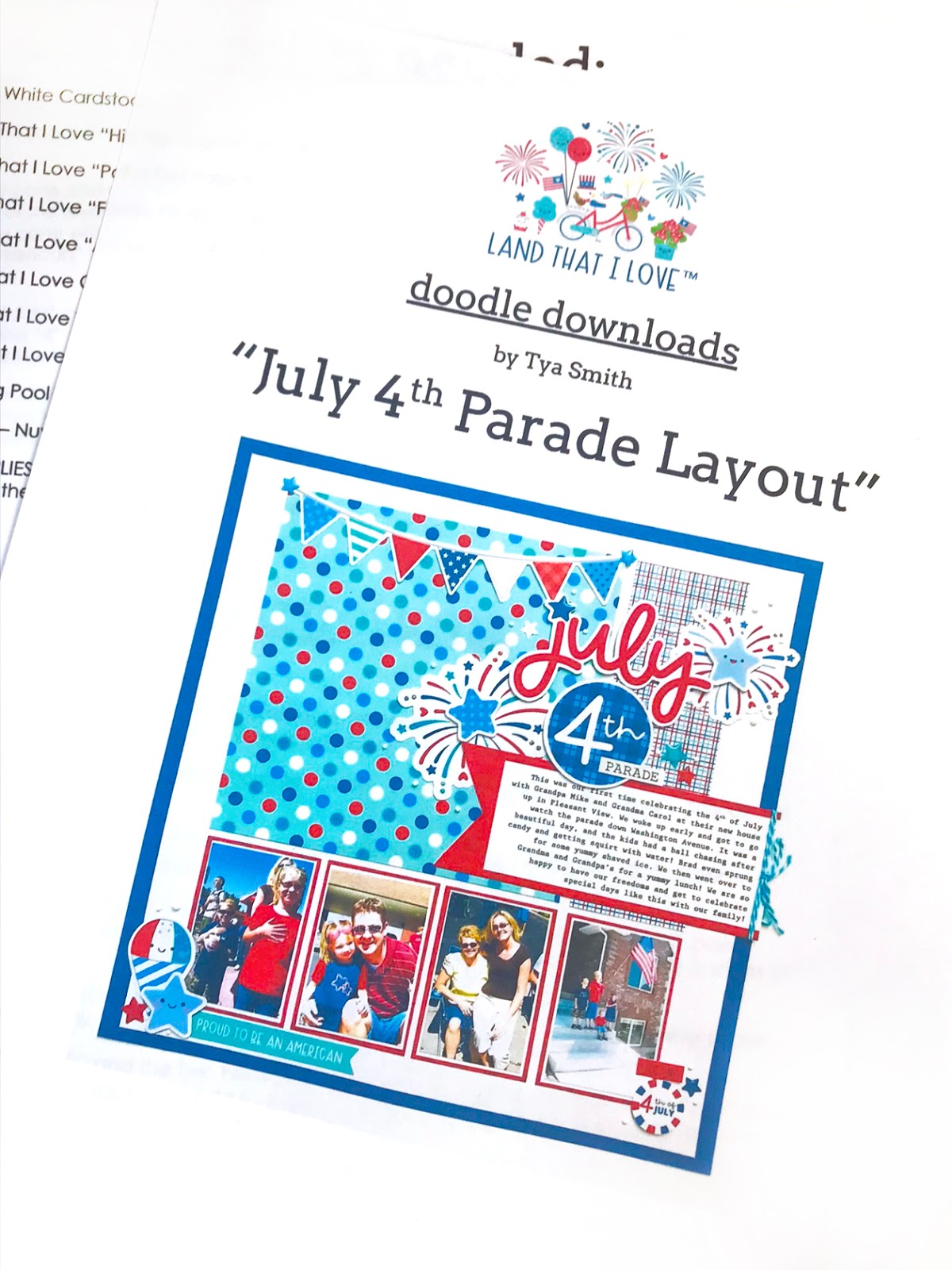 Doodlebug Design Inc Blog: JULY 4TH PARADE LAYOUT | with Tya