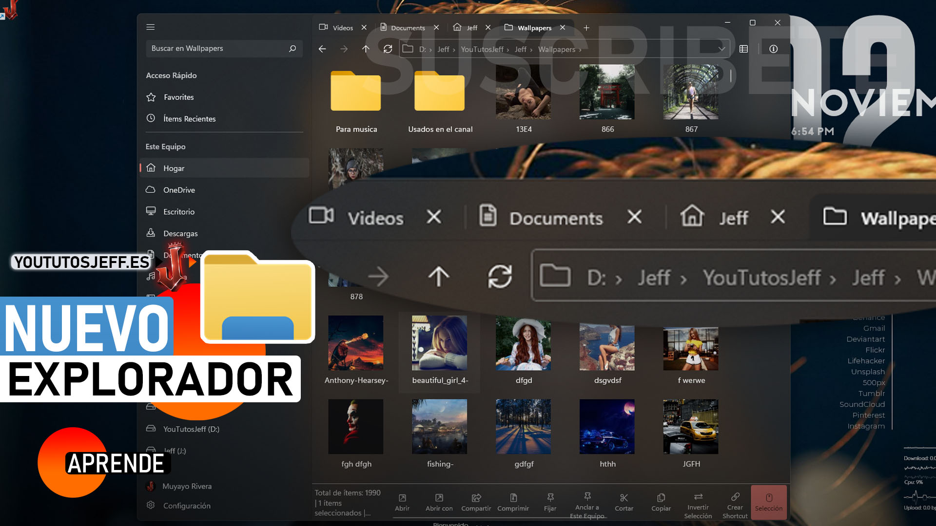 Nuevo EXPLORADOR de ARCHIVOS para Windows 11 con PESTAÑAS
