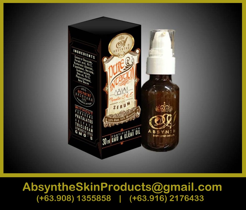 Absynthe Skin Products: Absynthe's PURE INTENTION Face and Neck Serum ...