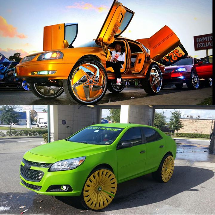 Ace-1: Von's King Chevy Malibu on 30" DUB Glaze Floaters Skatin