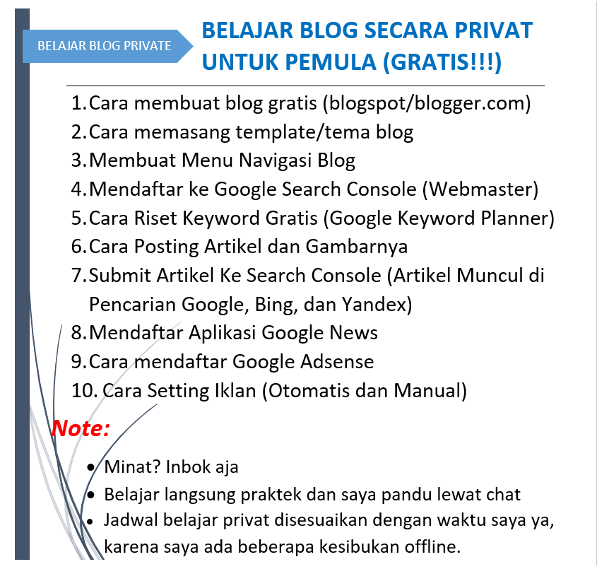 Belajar membuat blog secara private bagi pemula (GRATIS) - antapedia.com