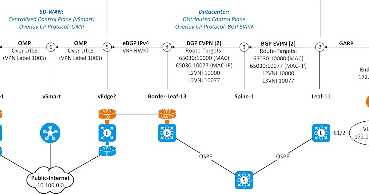 The Network Times: LISP - OMP - BGP EVPN Interoperability - Part V: BGP EVPN MAC Advertisement ...
