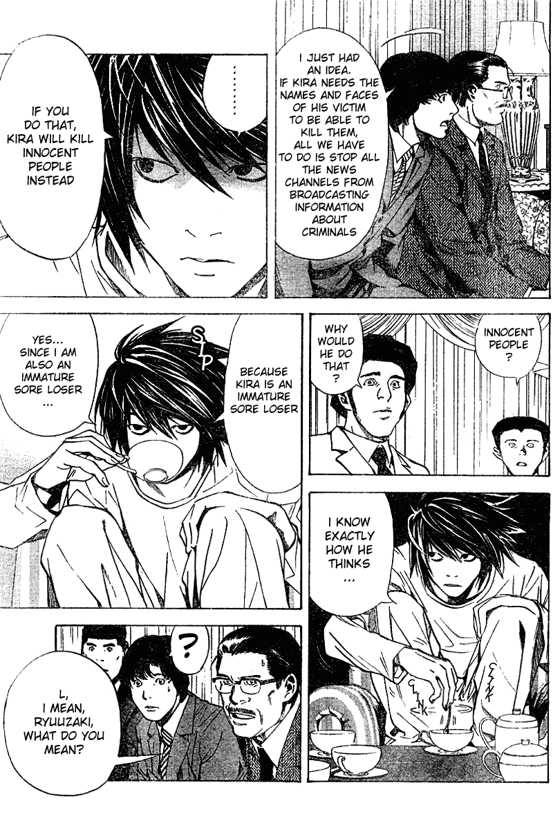 Anime In The Heart Blog: Anime Manga : Death Note Chapter #011 ONE (22 ...