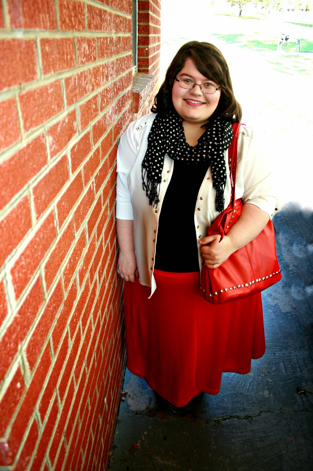 Unique Geek: Plus Size OOTD: A Pop Of Pattern