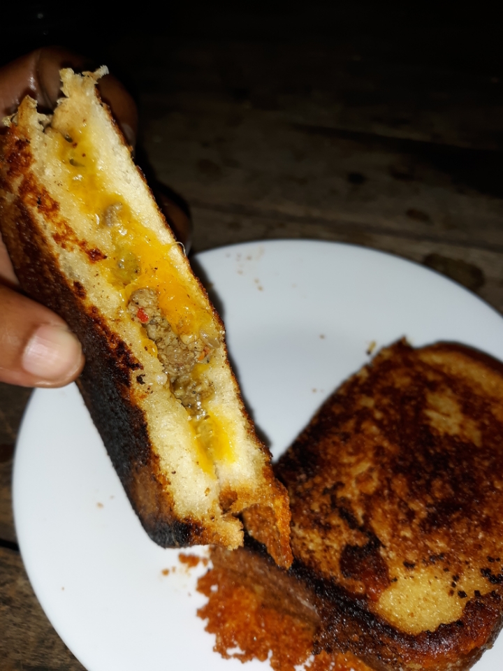 Hot Sausage Grilled Cheese | Nik Snacks - Nik Snacks