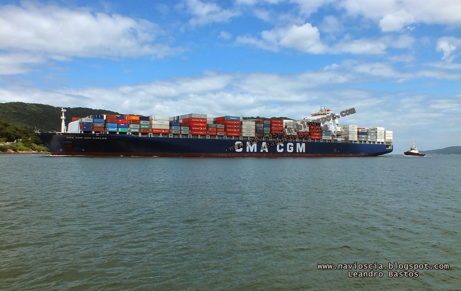 Navios de Santos & CIA: Navio CMA CGM DON CARLOS