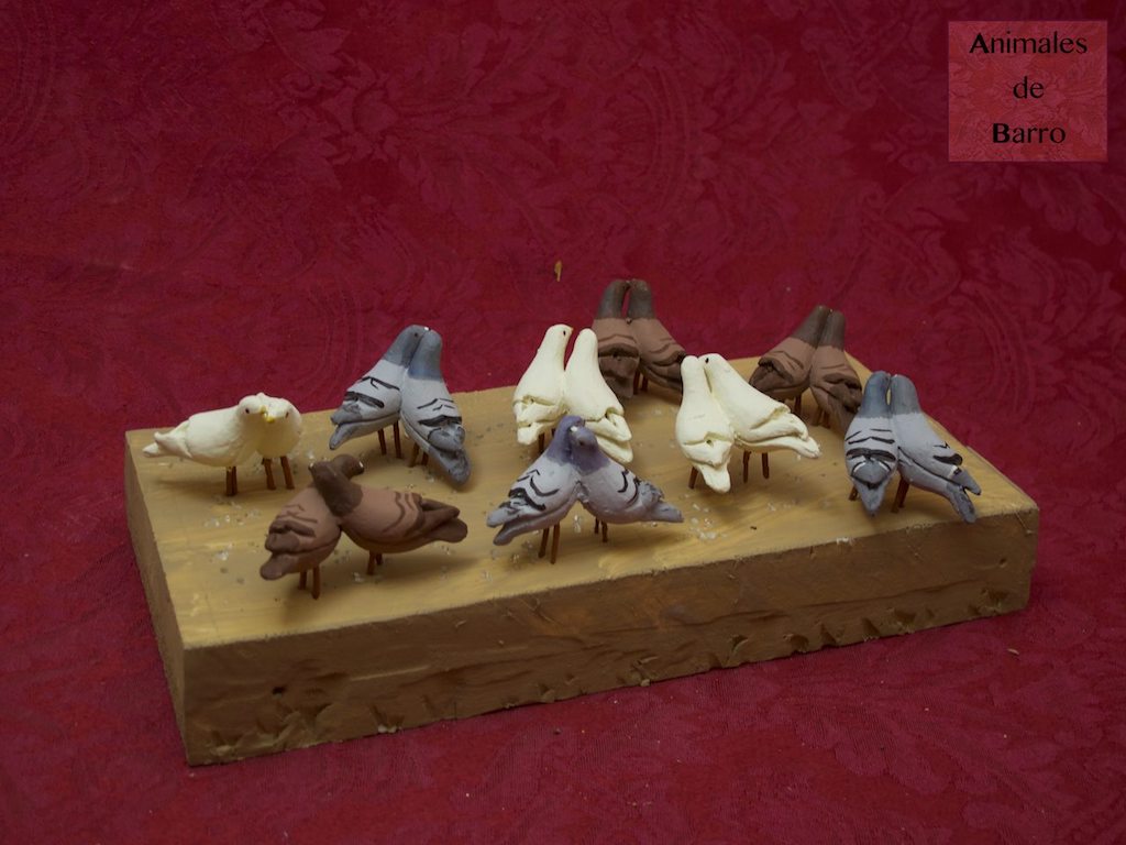 AnimalesDeBarro: Palomas