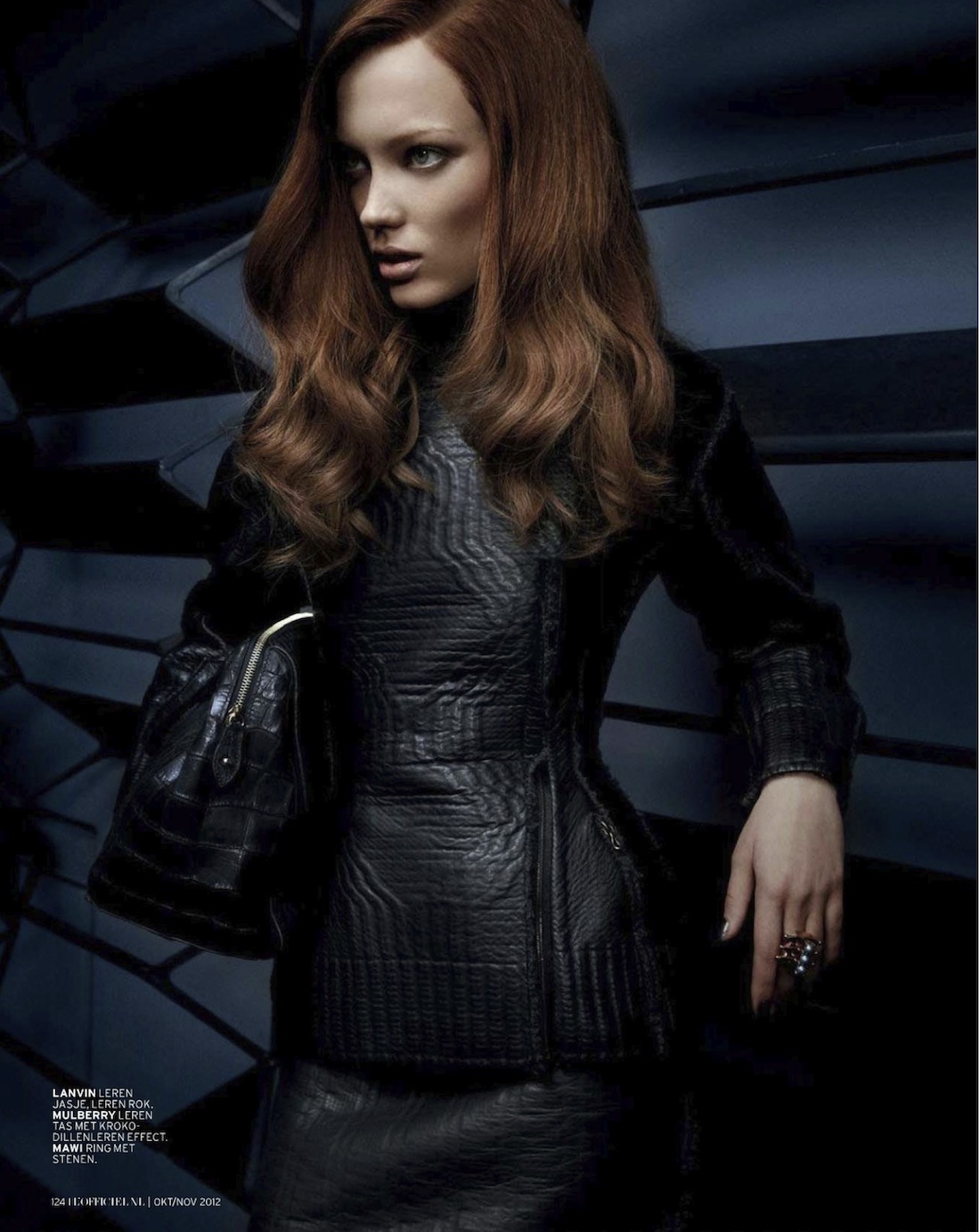 streng in de leer: naty chabanenko by kate orne for l'officiel nl ...