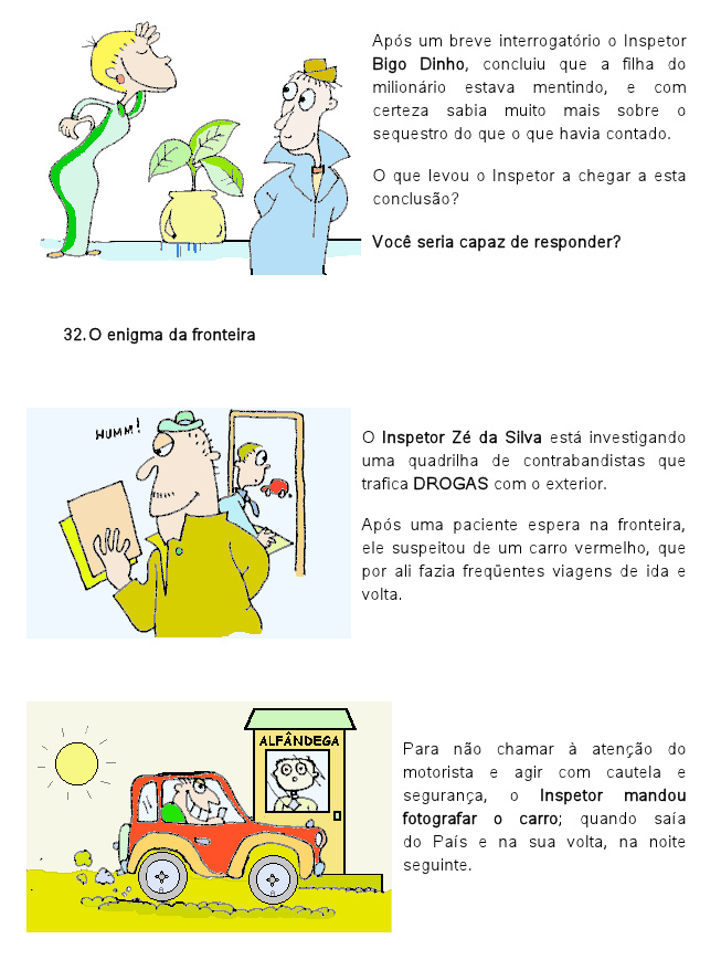 Profª Carllinha: Problemas de Raciocínio Lógico