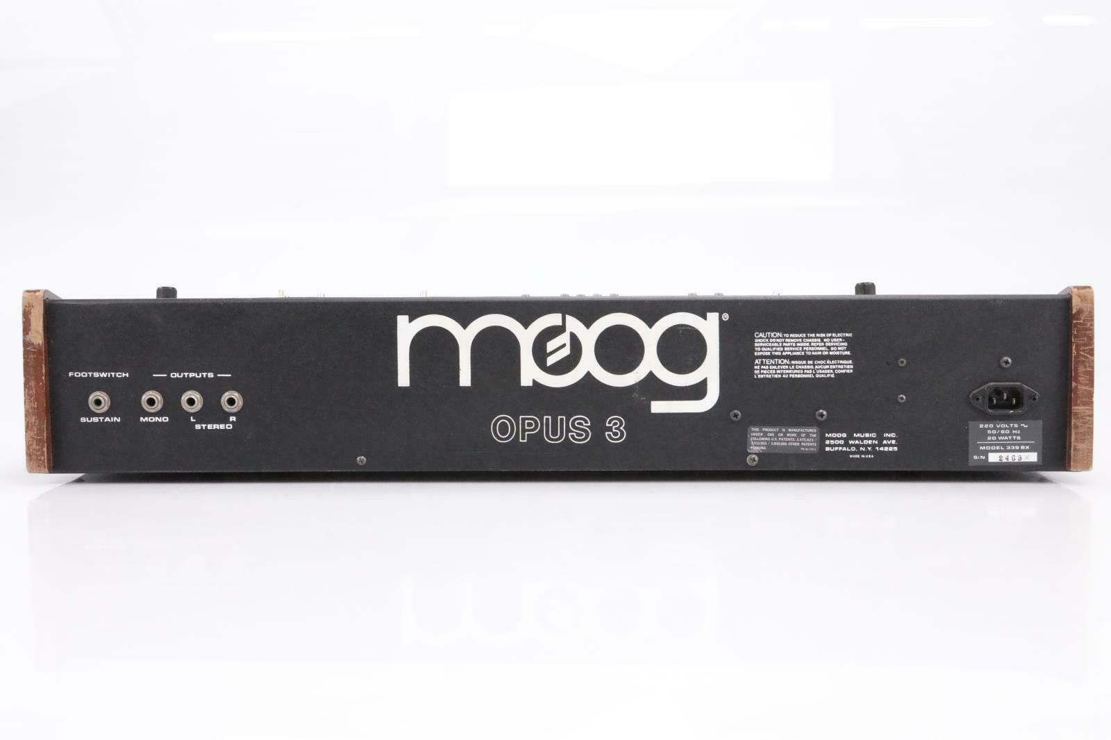 MATRIXSYNTH: Moog Opus 3 Synthesizer SN 2463