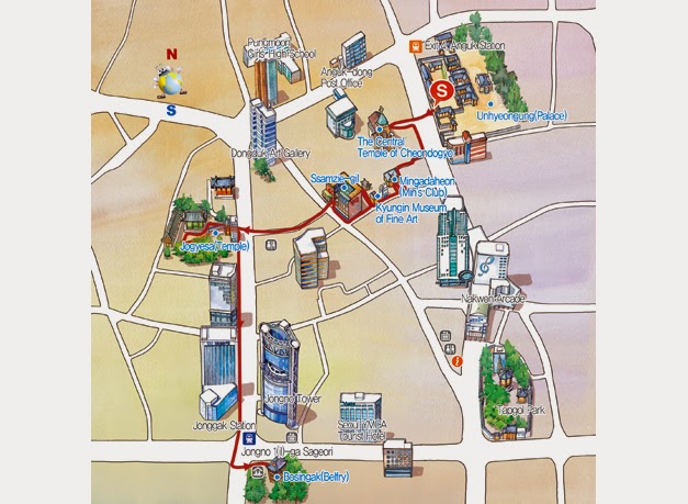 Orangji One-Stop Services: Seoul City Walking Tour