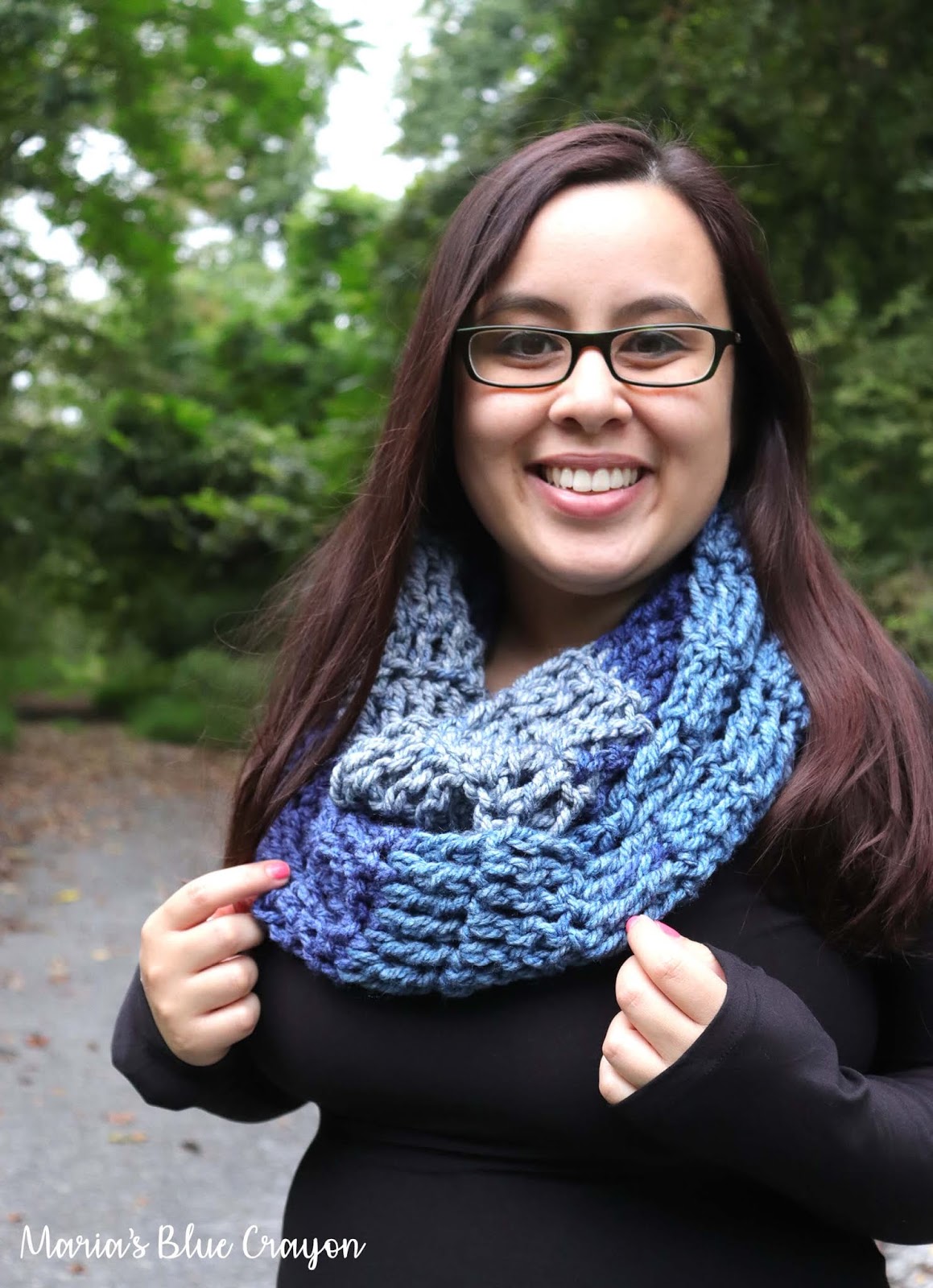 Chloe Crochet Infinity Scarf Free Crochet Pattern Download Maria s Blue Crayon Chloe Crochet Infinity Scarf Free Crochet Pattern Download Maria s Blue Crayon