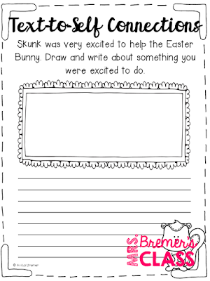 The Easter Bunny's Assistant Book Study Companion Activities | Mrs ...