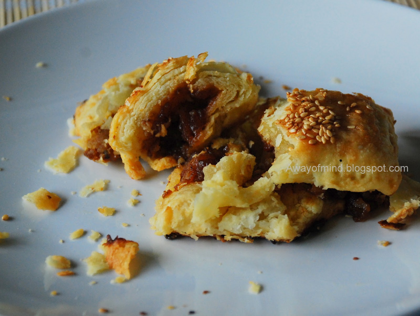Awayofmind Bakery House: Baked Barbecued Pork Puffs (Char Siu Puffs/ Su)