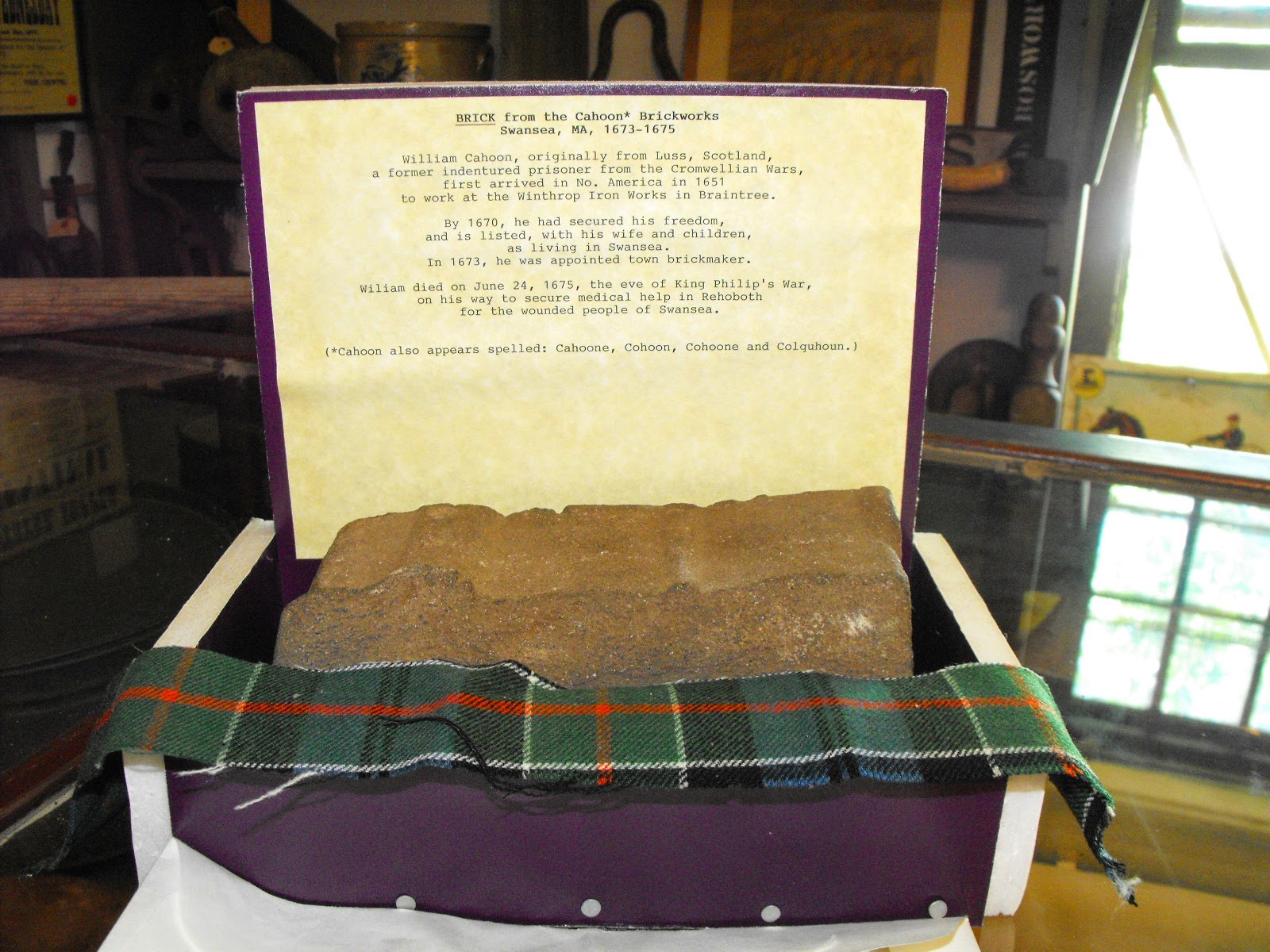 William Cahoon (Colquhoun) First Colquhoun in the Colonies