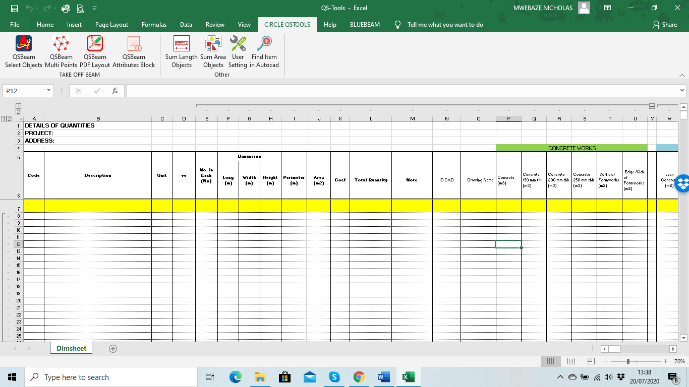 Quantity Measurements Solutions