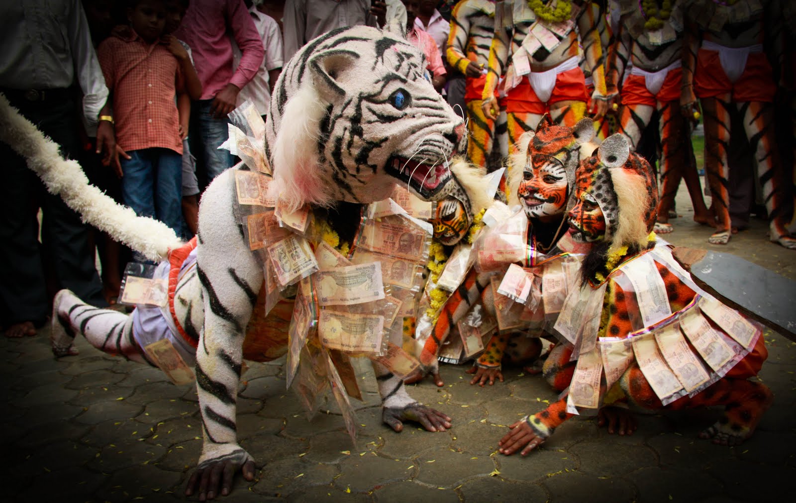 Musings Of An Ordinary Parent: Pilivesha (Tiger Dance) Musings Of An Ordinary Parent: Pilivesha (Tiger Dance)