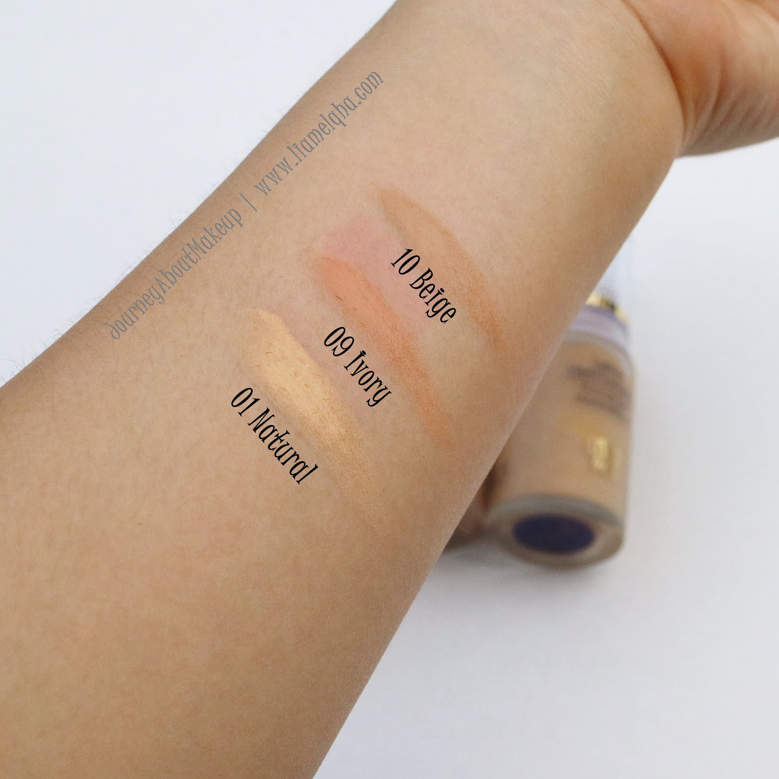 Review: Inez 900 Lustrous Liquid Foundation 01 Natural || Liamelqha ...