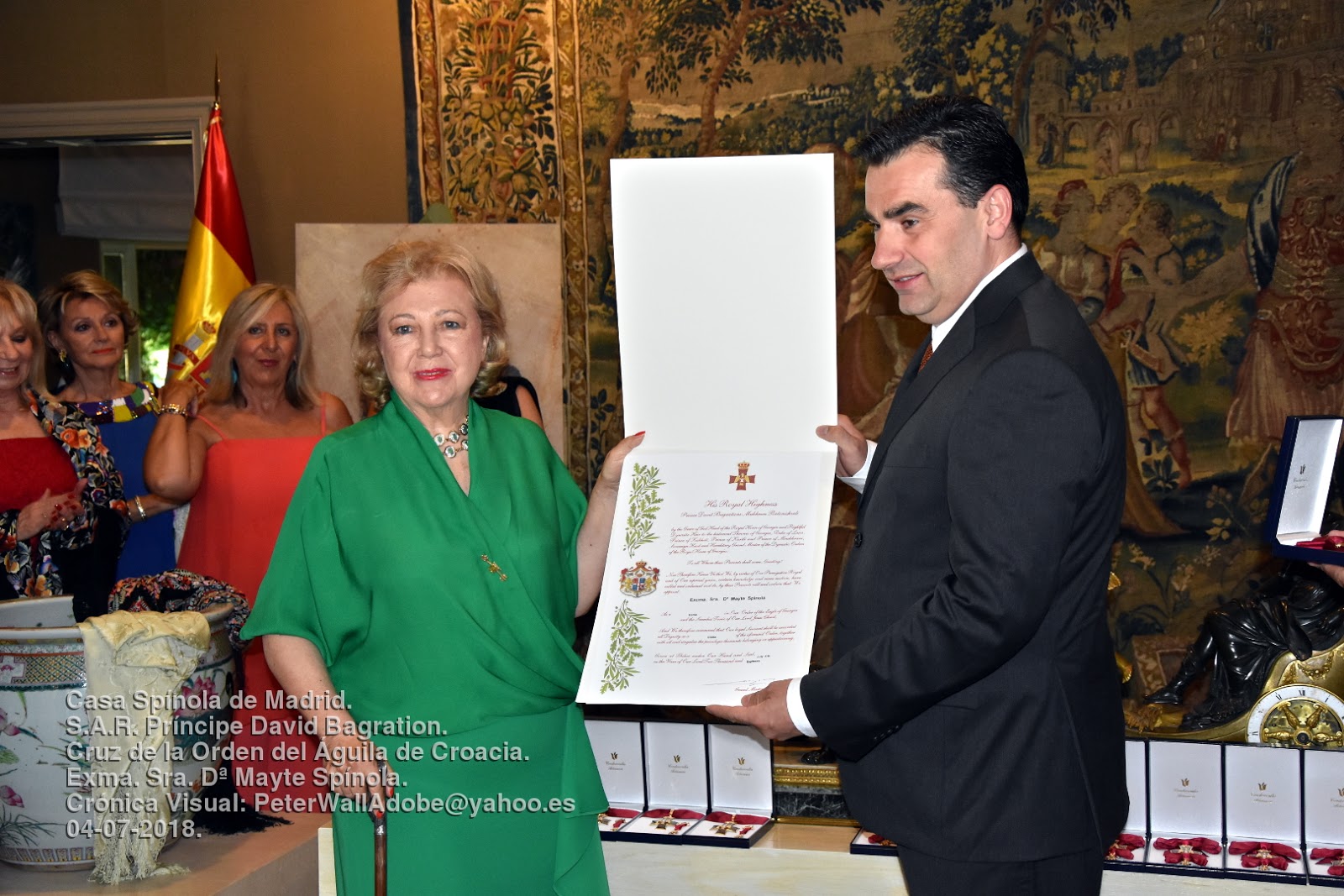 LA MIRADA ACTUAL: Imposición de las Cruces de la Orden del Águila de ...