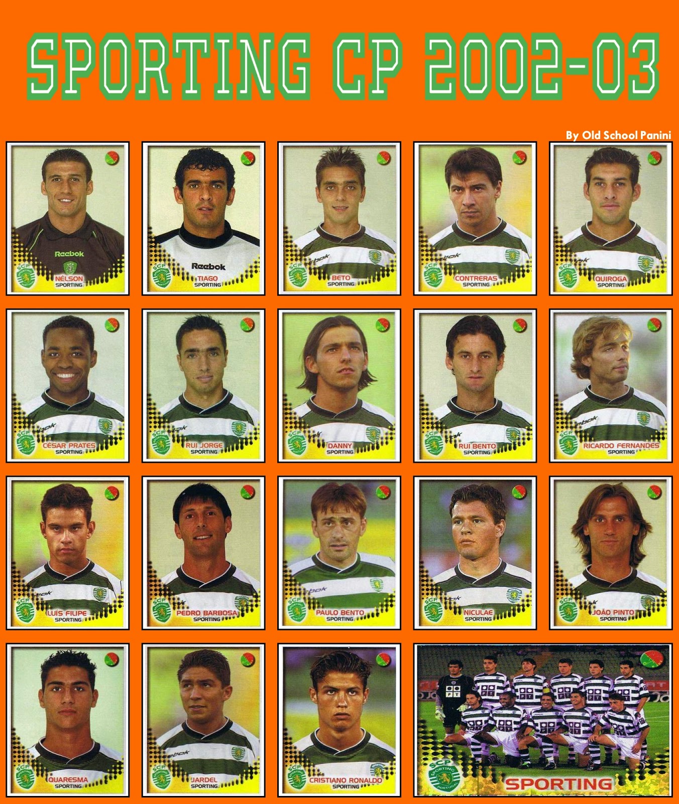 Old School Panini: SPORTING CP 2002-03