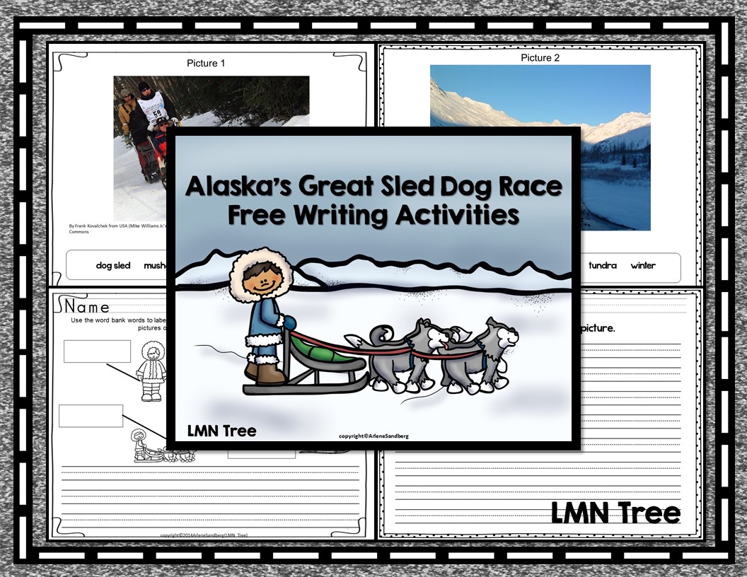 Iditarod Writing Activities Packet - Classroom Freebies