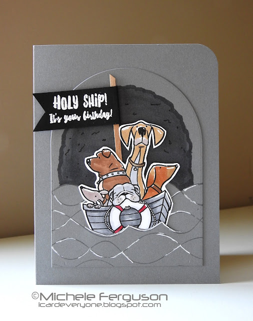 I Card Everyone : Twofer Card Challenge #19 Nautical