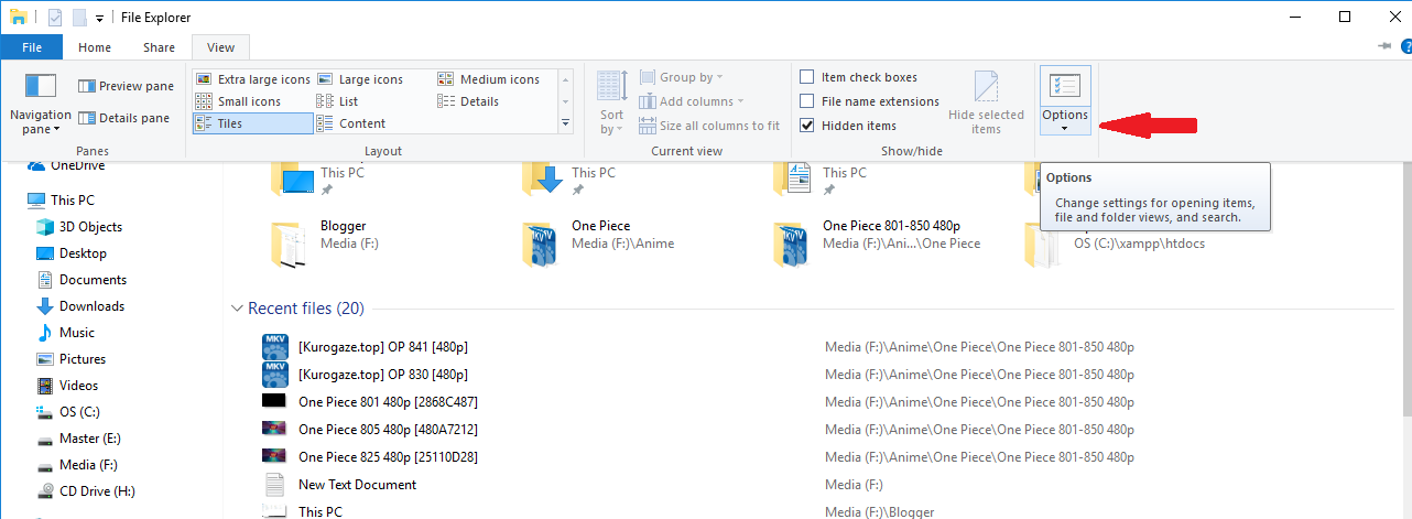 Cara Ganti Tampilan File Explorer (Folder) pada Windows 10 - Bahas Tecno