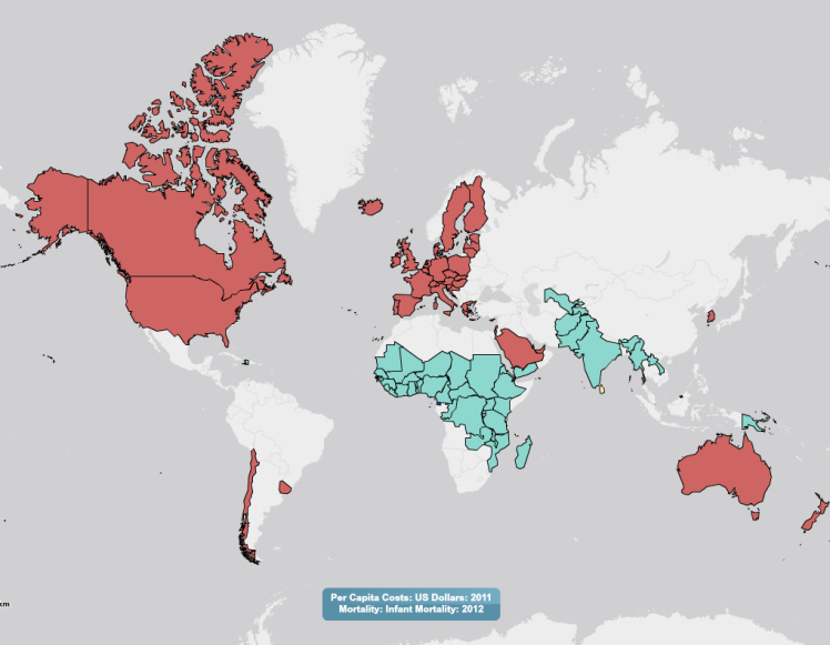 Visualizing Global Health - HealthLandscape