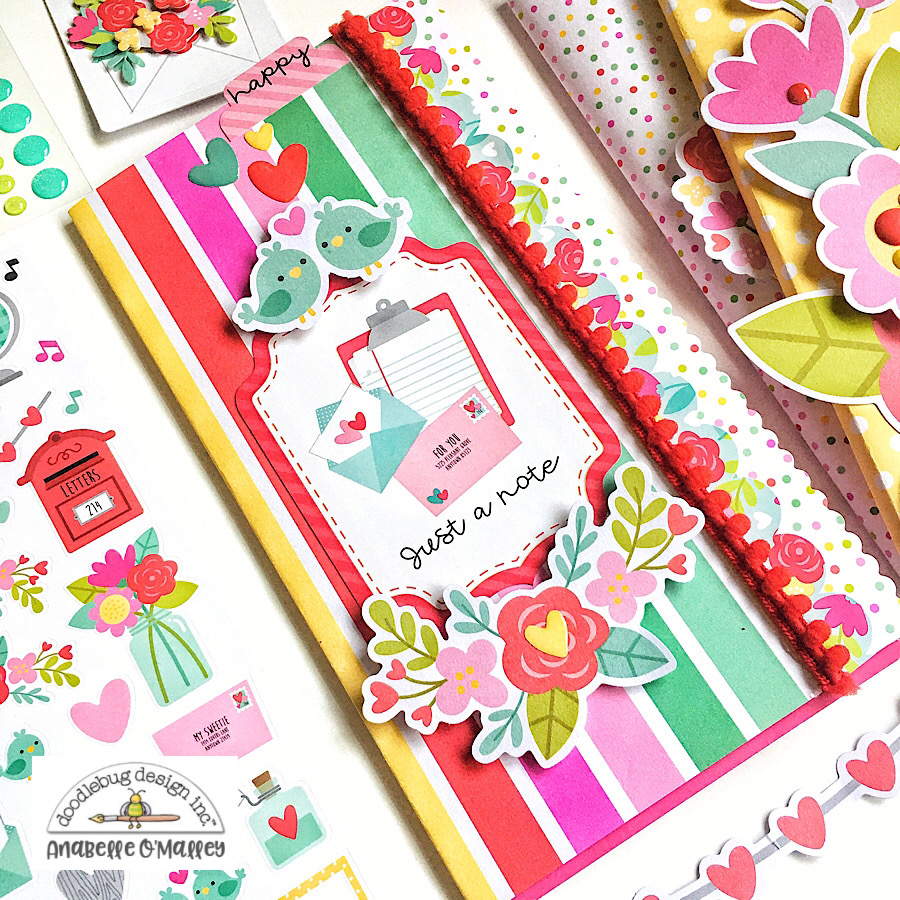 Doodlebug Design Inc Blog: LOVE NOTES NOTEOOKS | with Anabelle