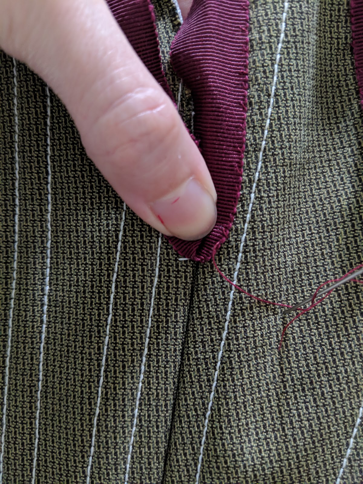 Simplicity 8162 18th Century Stays & How To Easily Bind Stays Tabs