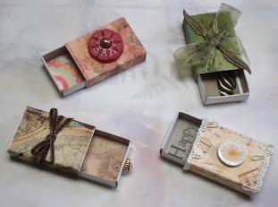 Mail me some art: MATCHBOX DELIGHT - Altered/Decorated Mini-Matchboxes ...