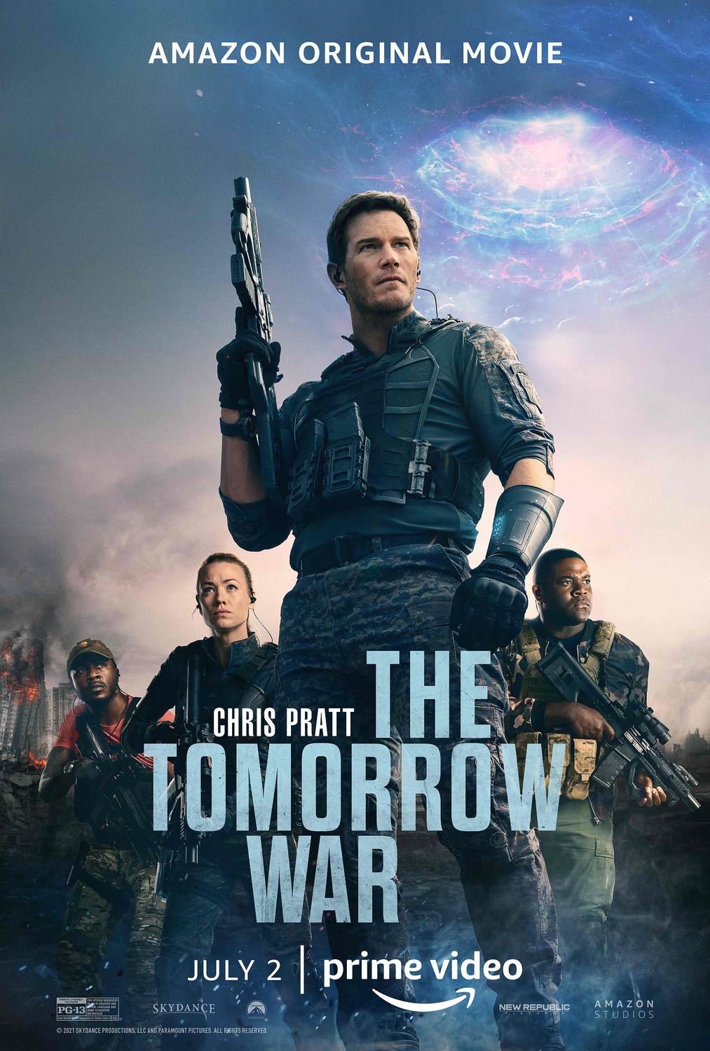 Fred Said: MOVIES: Amazon Prime: Review of THE TOMORROW WAR: Fighting ...