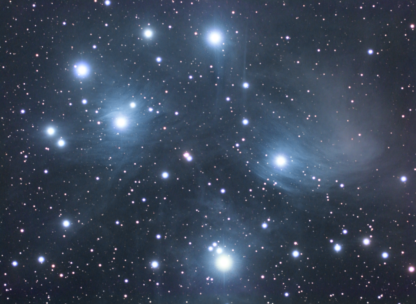 Polaris B: M45, Pleiades, (Six of) Seven Sisters, Subaru (Nov. 27 & 28 ...