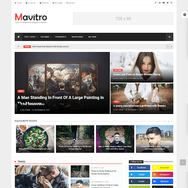 15+ Best Free Premium Blogger Templates (2022) - Blogwaping