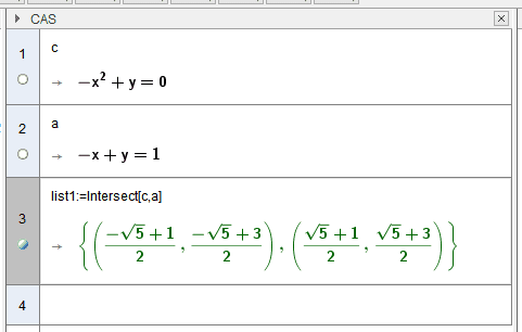 Computer Algebra System (CAS)