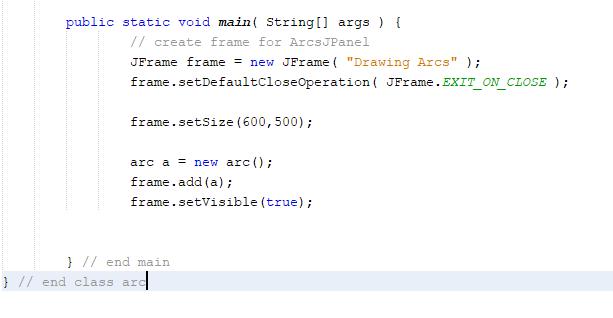 Grafika Komputer: Objek Primitif Arc di Java