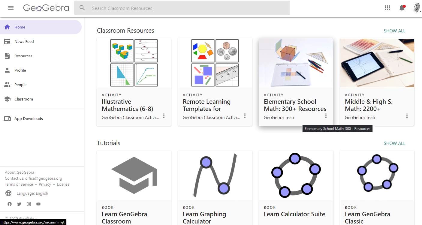 Menggunakan GeoGebra Sebagai Bahan Ajar Online