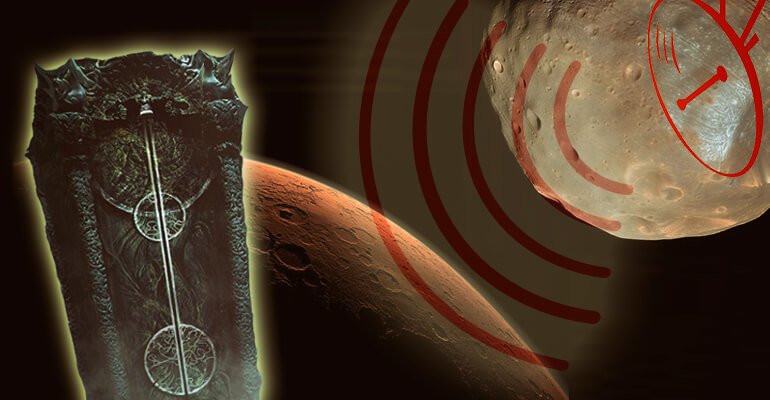 Puzzling Monoliths On Mars And Phobos: Who Put That There?