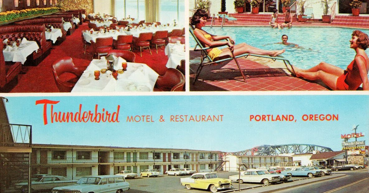 transpress nz: cars outside the Thunderbird Motel, Portland, Oregon ...