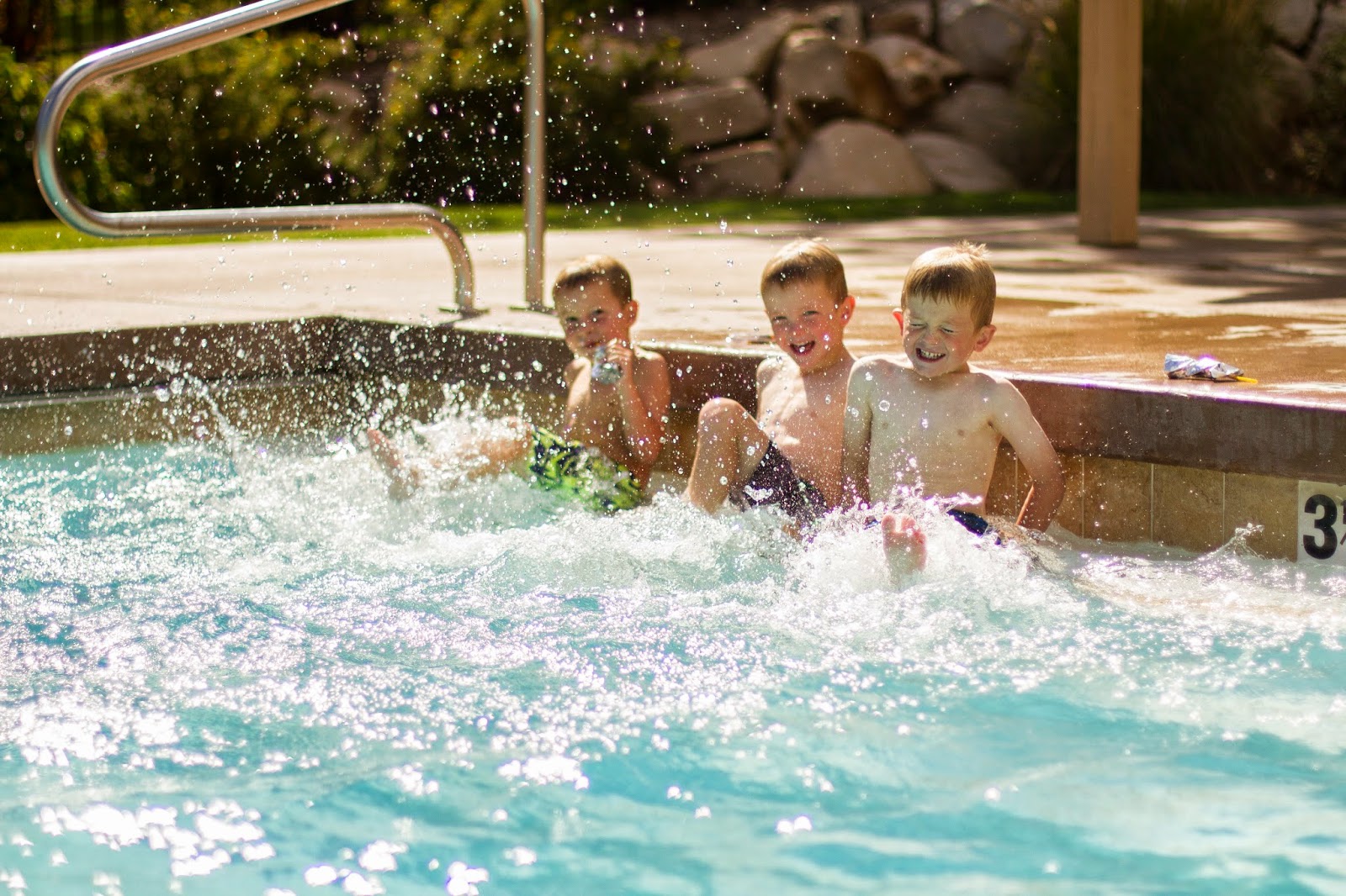 Jake Short At The Pool